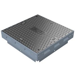 Modula® trekput deksel - B125 Louvre - 450x450x83 mm